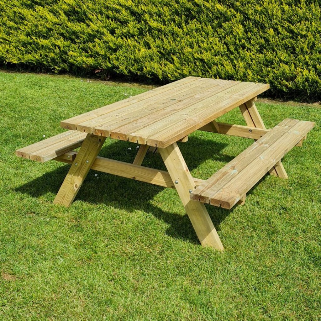 Heavy Duty Picnic Table 1.8 Length - Hennessy Outdoors