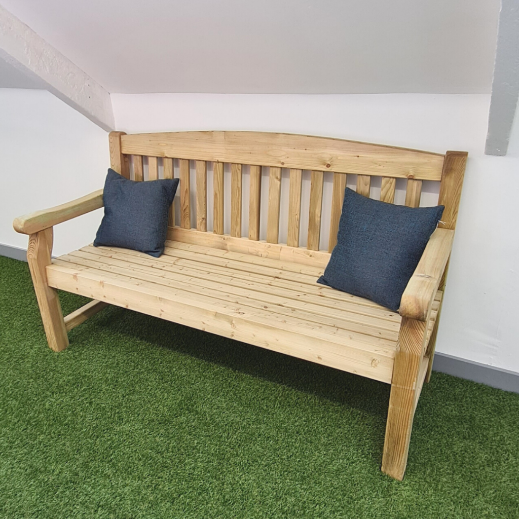 3 Seater Premium Garden Bench (5 Ft 5) - Hennessy Outdoors