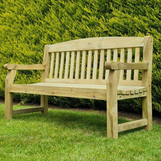 3 Seater Premium Garden Bench (5 Ft 5) - Hennessy Outdoors