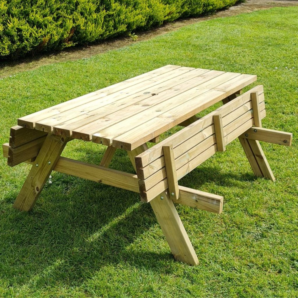 Heavy Duty Picnic Table 1.8 Length - Hennessy Outdoors