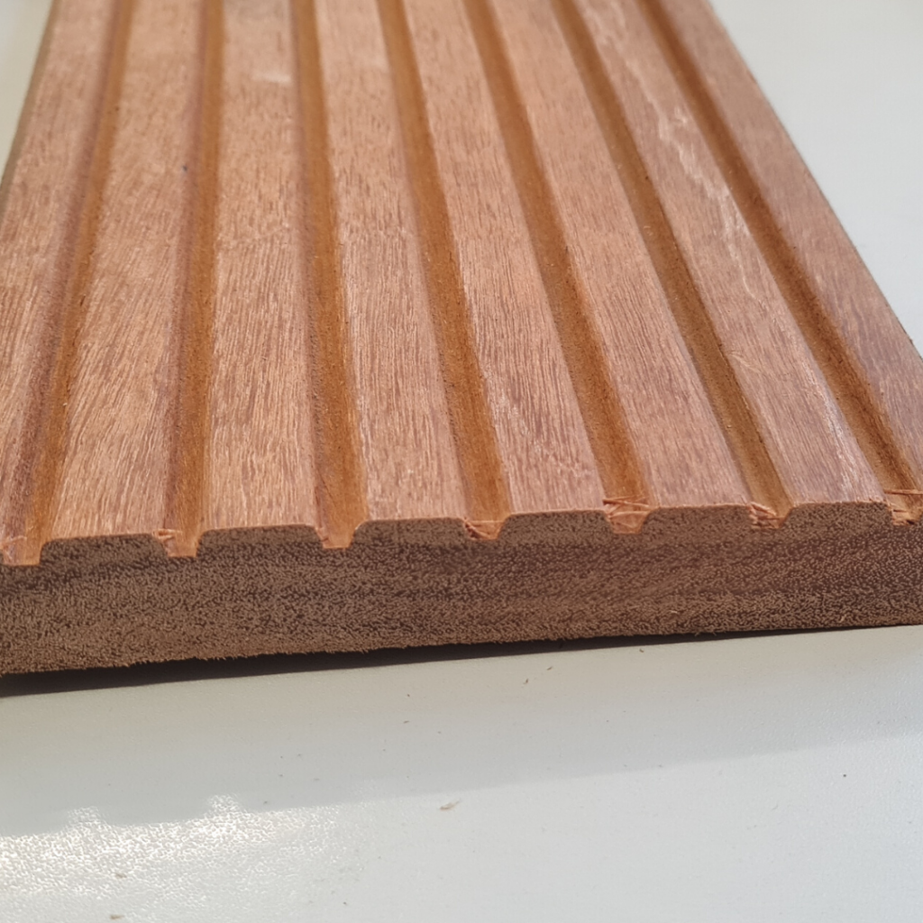 Balau Hardwood Decking Grooved – 21mm - Hennessy Outdoors