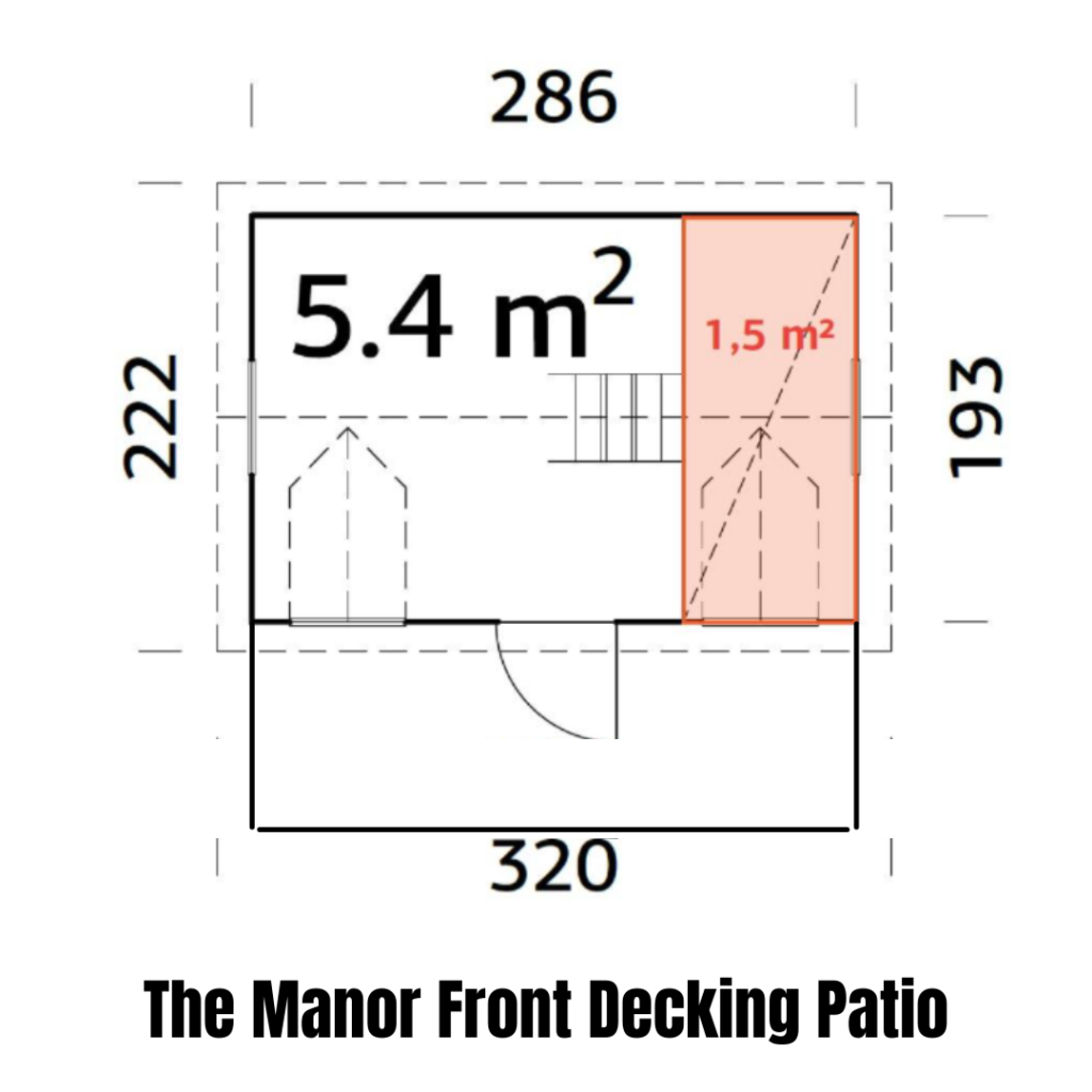 The Manor Kids Wooden Playhouse - Hennessy Outdoors