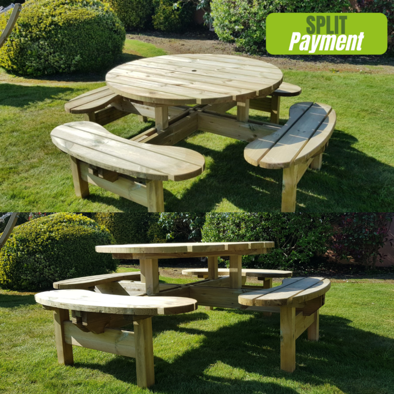 Heavy Duty Picnic Table 1.8 Length - Hennessy Outdoors