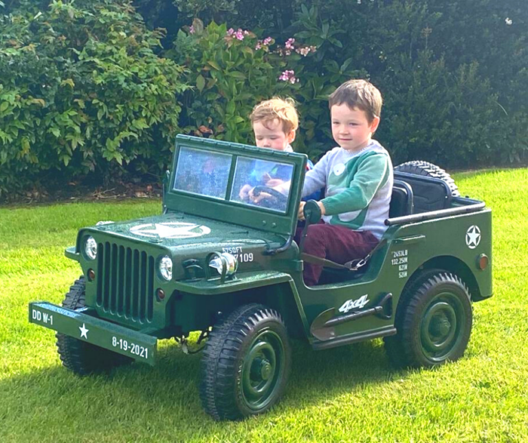 Kids Ride On 24V Electric Army Ranger Jeep - Hennessy Outdoors